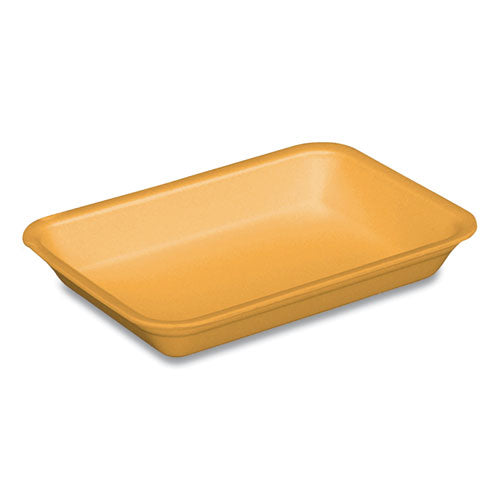 Supermarket Tray, #4d, 8.63 X 6.56 X 1.27, Yellow, Foam, 400/carton ...