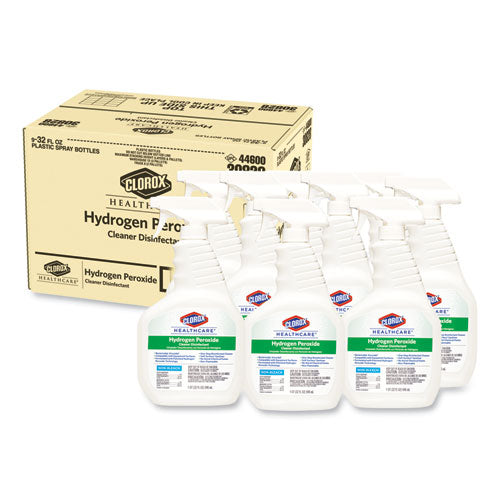 Hydrogen-peroxide Cleaner/disinfectant, 32 Oz Spray Bottle, 9/carton ...