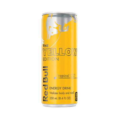 The Yellow Edition Tropical Energy Drink, Tropical Punch, 8.4 Oz Can ...