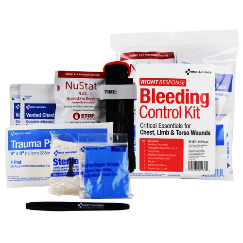 Critical Essentials Bleeding Control Kit For Limb, Chest And Torso Wou ...